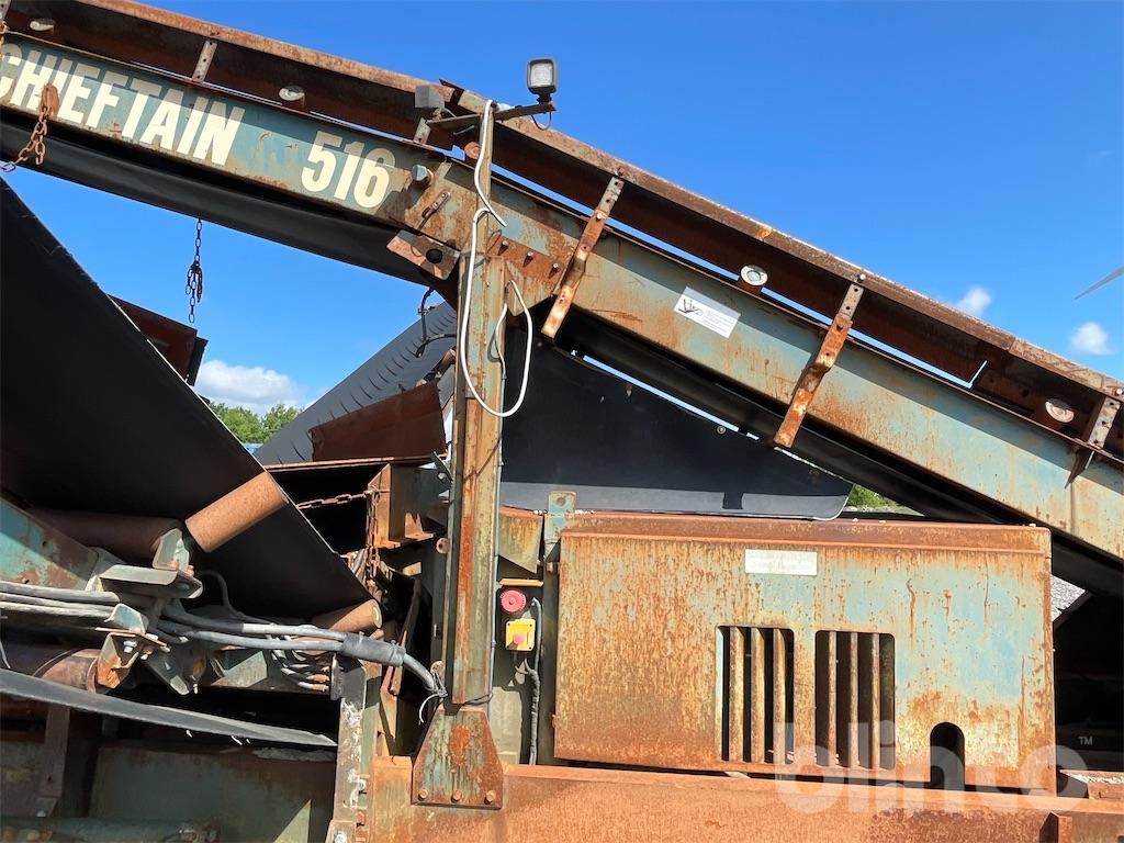 Sorteringsverk - Powerscreen chieftain 516 | Blinto auktioner