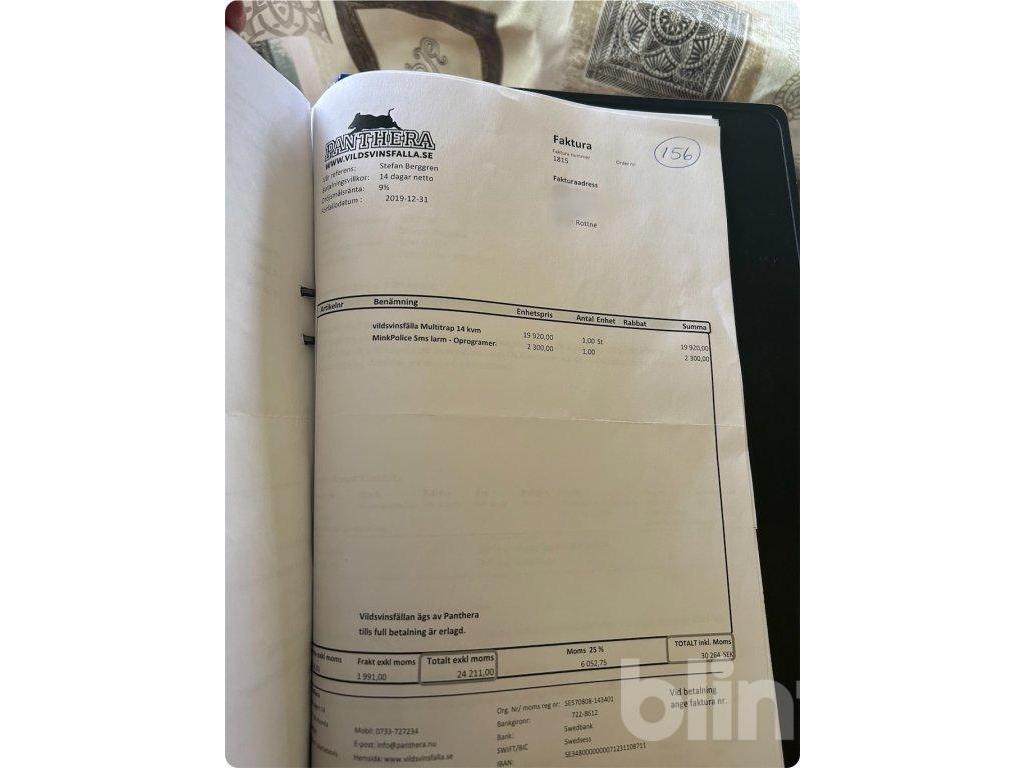 Vildsvinsfälla - Panthera Multitrap | Blinto auktioner