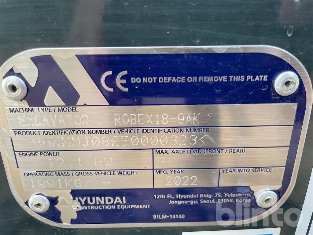 Minigrävare - Hyundai | Blinto auktioner