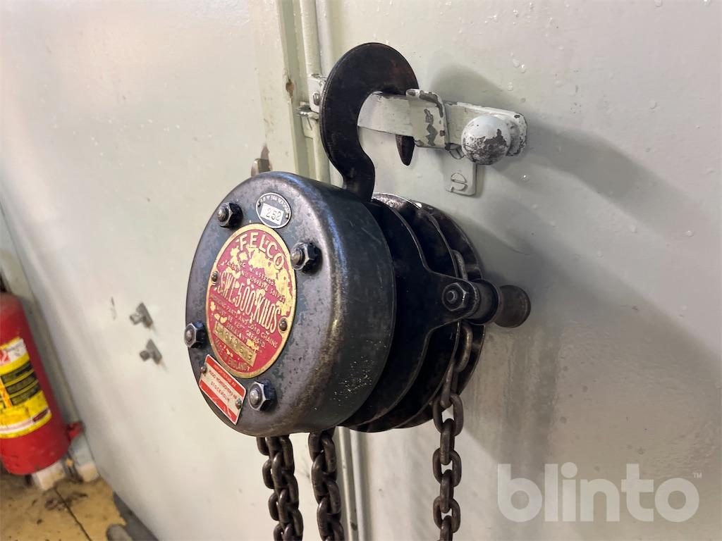 Lyftblock - Felco S.W.L 500 kilos | Blinto auktioner