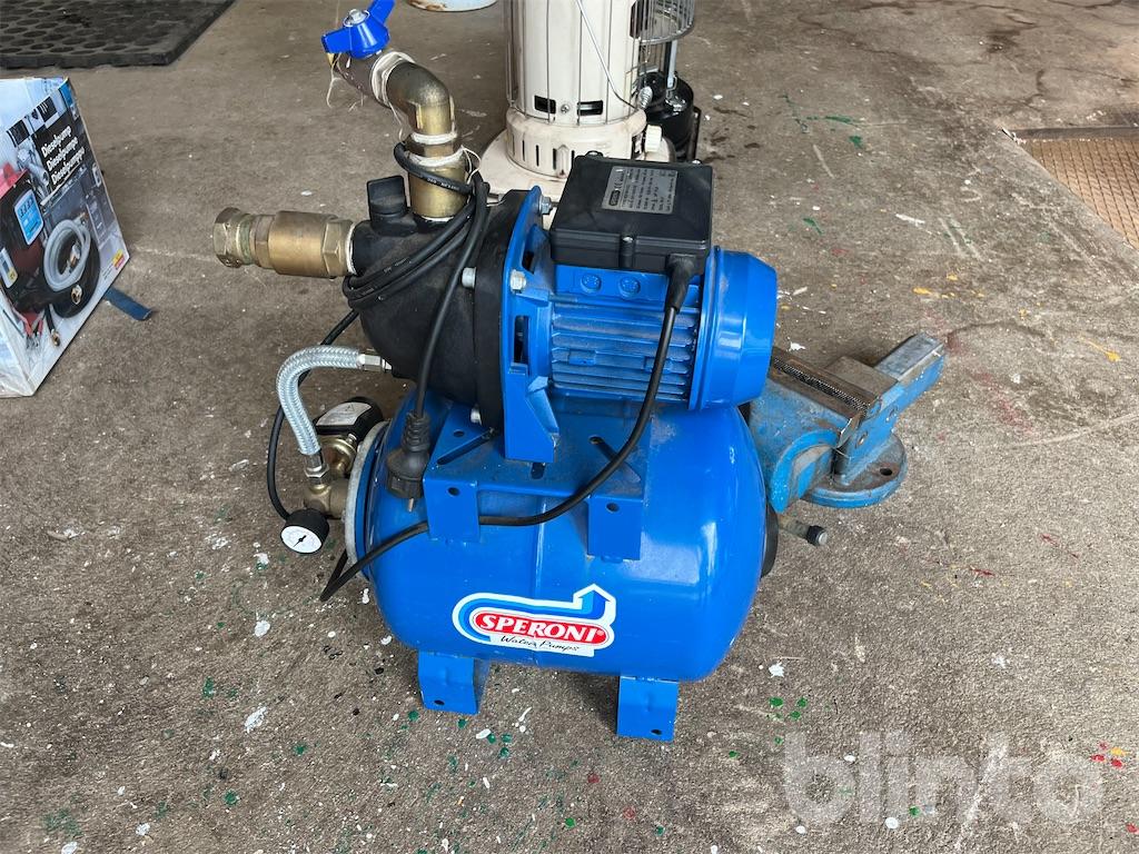 Vattenpump mm - Speroni vattenpump 220v & Skruvstäd | Blinto auktioner