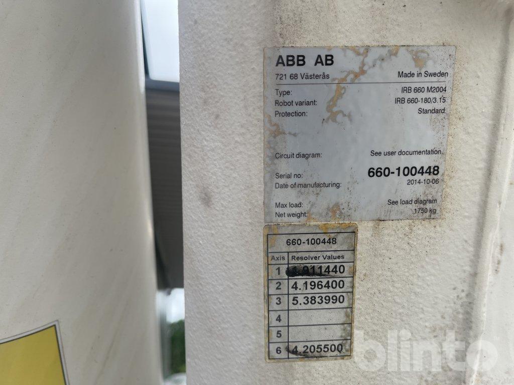 Robot - ABB IRB 660 M2004 | Blinto auktioner