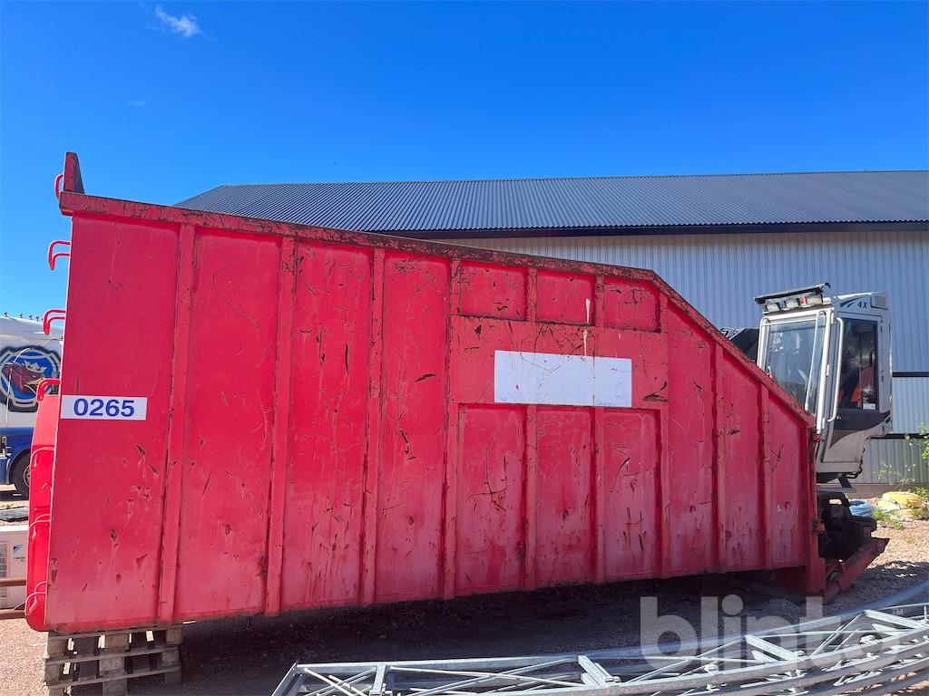 Container med kran - LogLift 105 S | Blinto auktioner