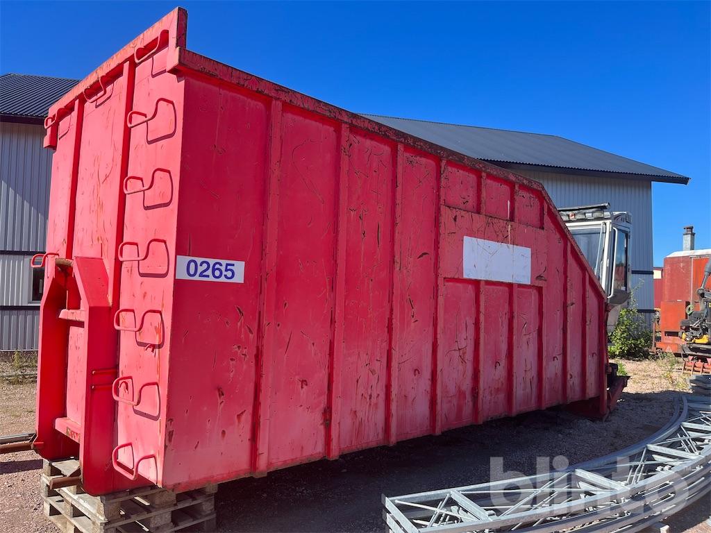 Container med kran - LogLift 105 S | Blinto auktioner