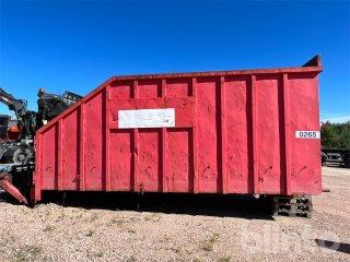 Container med kran - LogLift 105 S | Blinto auktioner