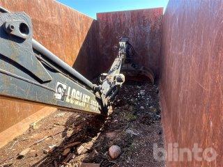 Container med kran - LogLift 105 S | Blinto auktioner