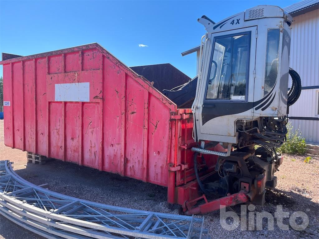 Container med kran - LogLift 105 S | Blinto auktioner
