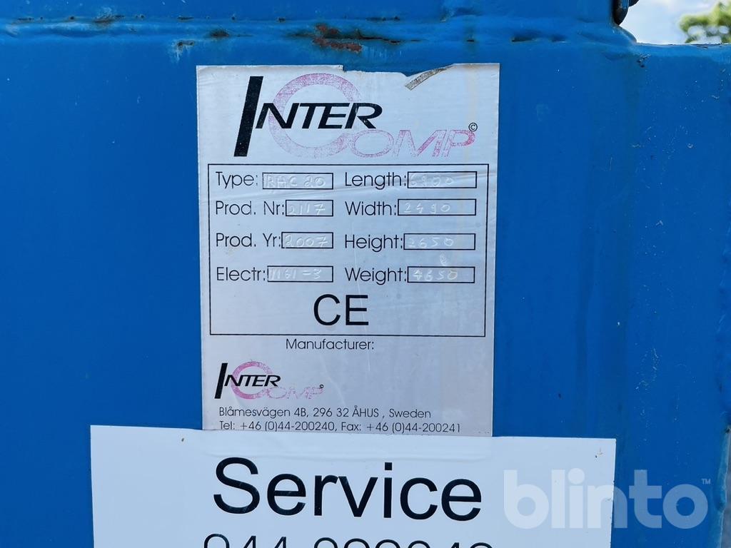 Komprimator - Intercomp RHC 20 | Blinto auktioner