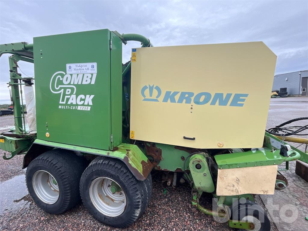 Rundbalspress - Krone CombiPack MultiCut 1250 | Blinto auktioner