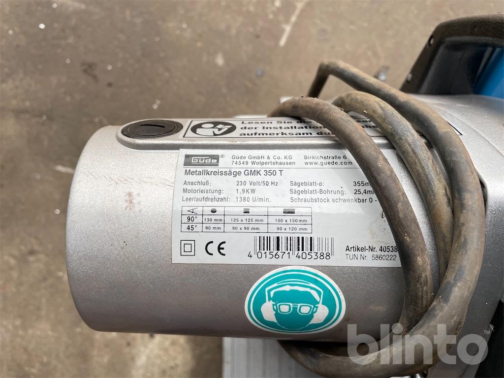 Metallkap - Güde GMK350T | Blinto auktioner