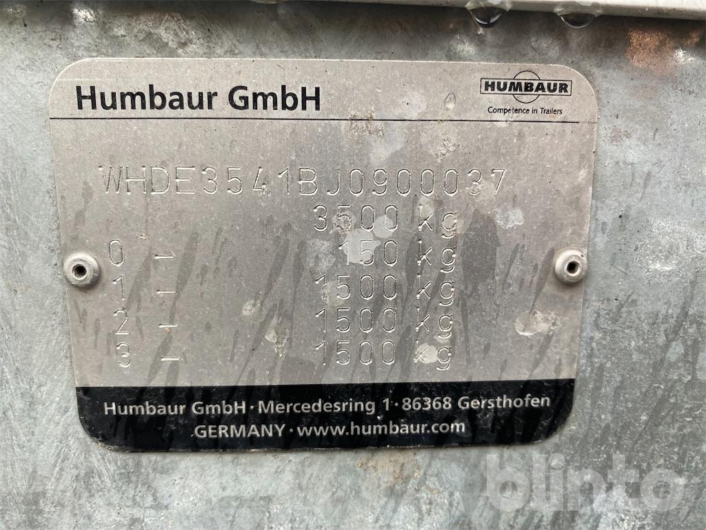TRANSPORT SLÄP - HUMBAUR HKN -22 PF 30 3-A | Blinto auktioner