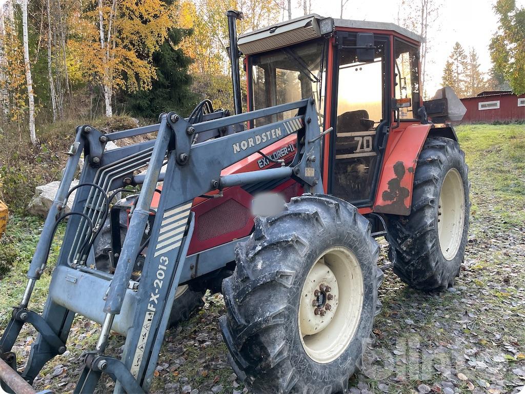 Traktor med lastare - Same Explorer 70 dt | Blinto auktioner