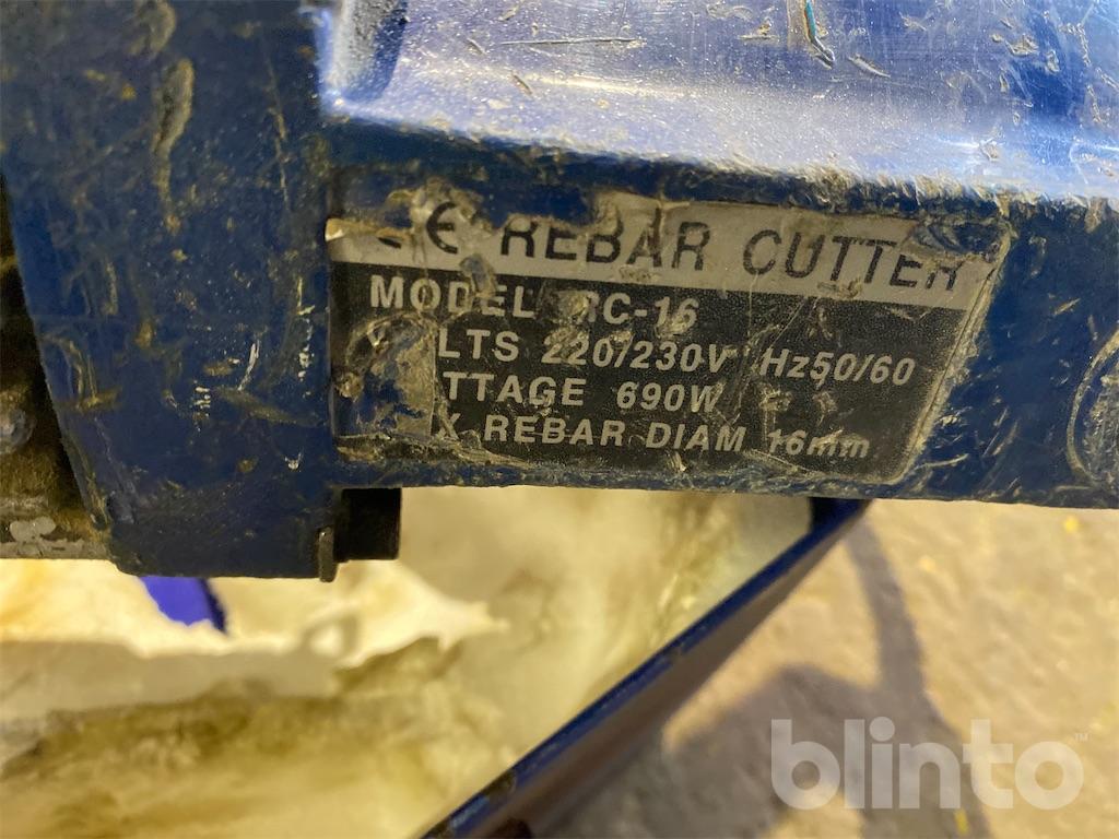 Armeringskap - Rebar cutter RC -16 | Blinto auktioner