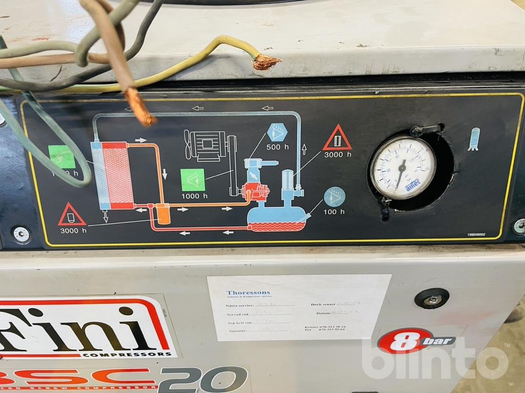 Skruvkompressor - Fini BSC 20 | Blinto auktioner