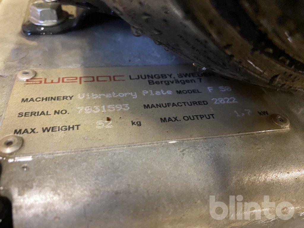 Markvibrator - Swedpac F50 | Blinto auktioner