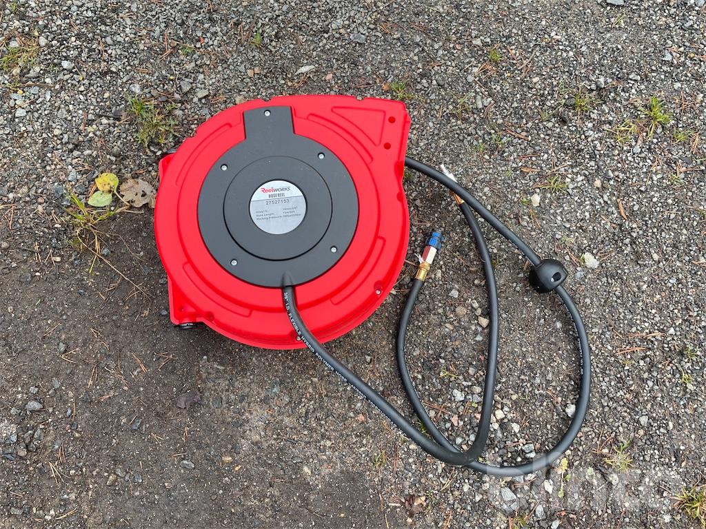 Tryckluftsvinda - Reel Works Hose Reel + Palldragare | Blinto auktioner
