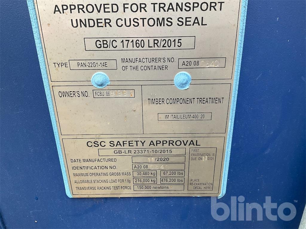 Container - PAN-22G1-14E | Blinto auktioner