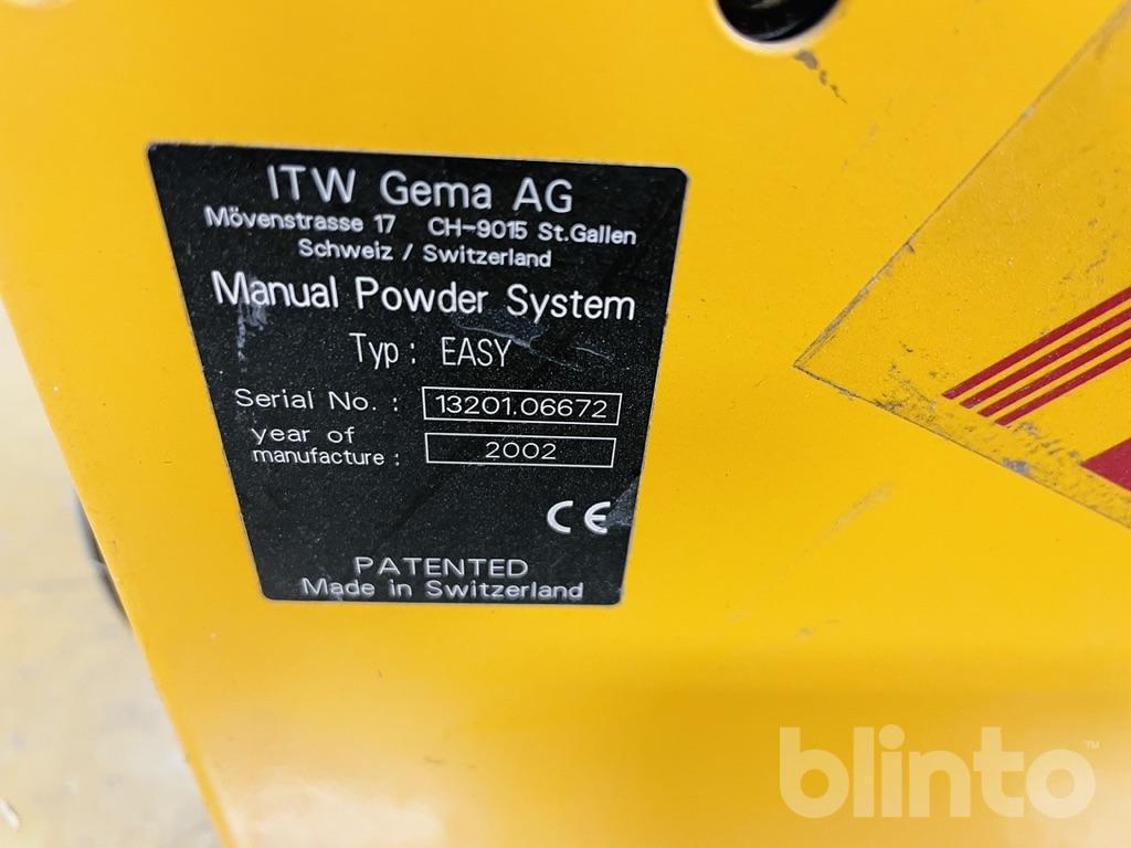 Handsprutor Pulver - ITW Gema Easy Tronic | Blinto auktioner