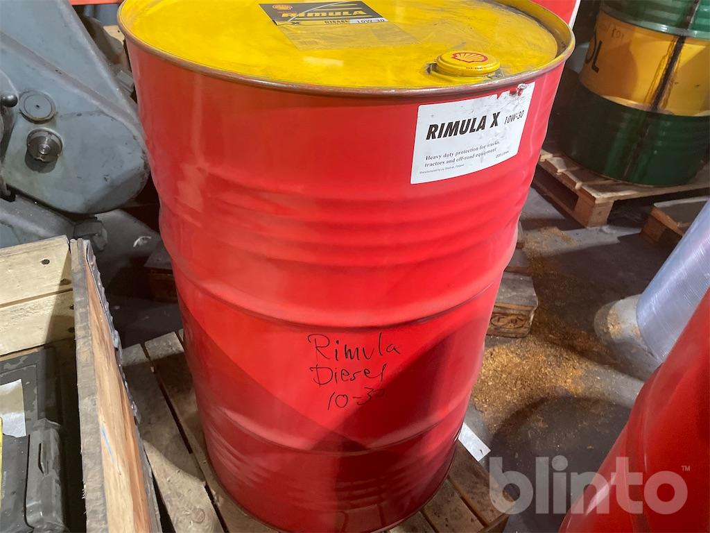1 fat motorolja - Shell Rimula X Diesel 10w-30 | Blinto auktioner