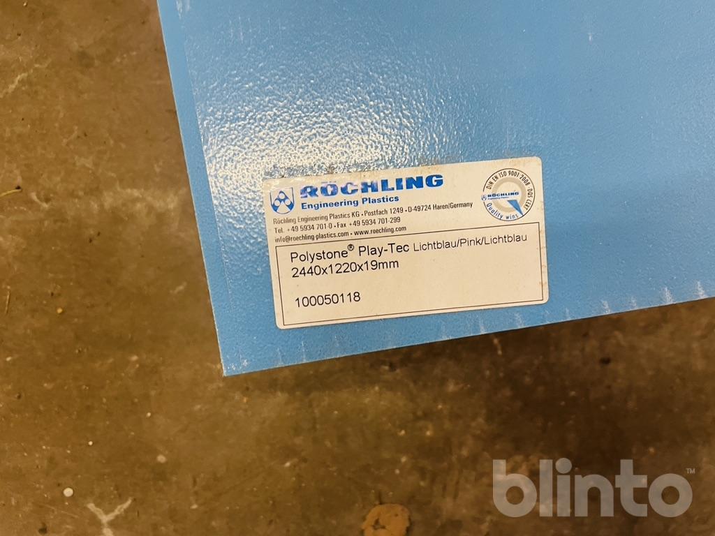 Plastskivor - Playtec-platta 14 st (nytt) (410) | Blinto auktioner