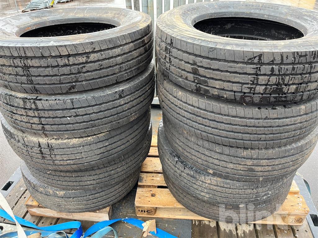 10st lastbilsdäck - 275/70R22.5 Aeolus HN257 | Blinto auktioner