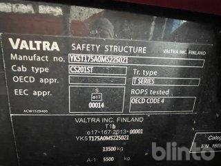 Traktor med lastare - Valtra T175E Active / G7S | Blinto auktioner