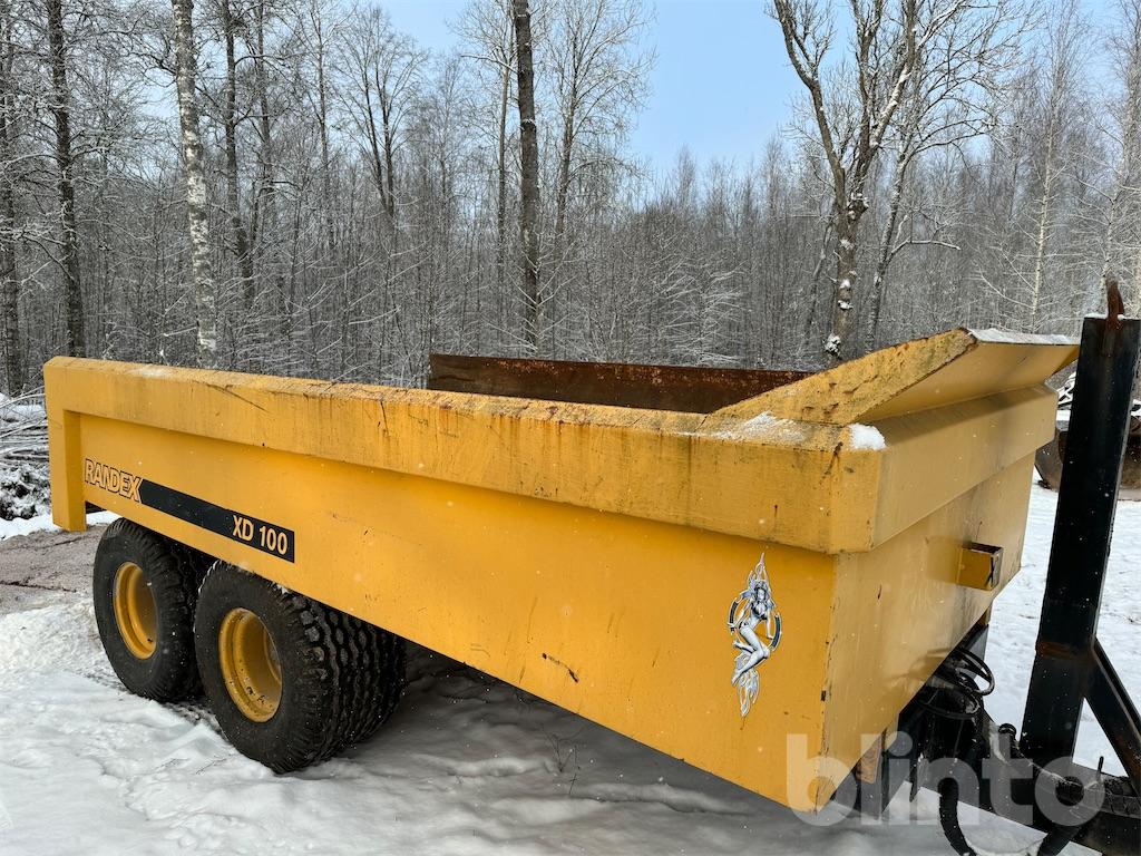 Dumpervagn - Randex XD100 | Blinto auktioner