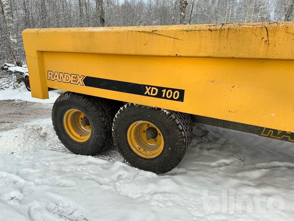 Dumpervagn - Randex XD100 | Blinto auktioner