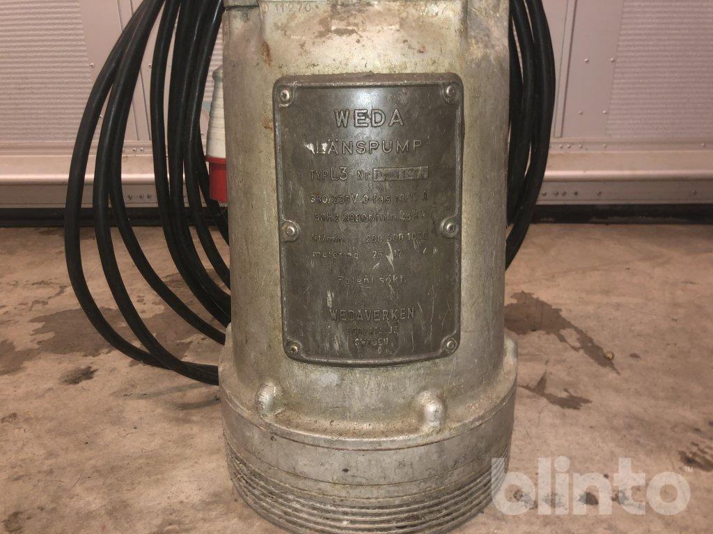 Länspump - WEDA L3 | Blinto auktioner