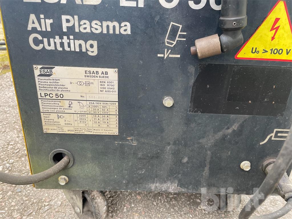 Plasmaskärare - Esab LPC 50 | Blinto auktioner