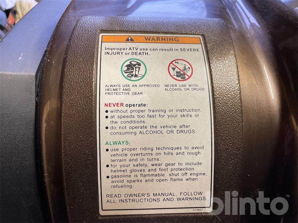 4-hjuling 1000cc - TGB 4x4 LTFi "Limited Edition" | Blinto auktioner