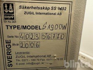 Säkerhetsskåp - Zugil S1900 | Blinto auktioner