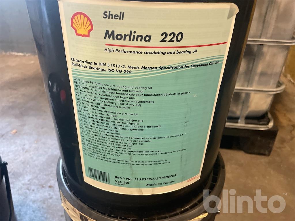Maskinolja 60L - Shell Morlina | Blinto auktioner