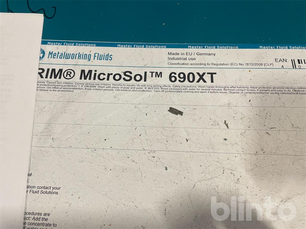 1 fat skärvätska - Master Fluid TRIM MicroSol 690 XT | Blinto auktioner