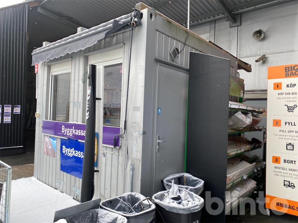 Ombyggd Container - 3x3x3 meter | Blinto auktioner