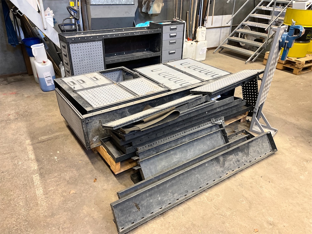 Verkstadsinredning - Modulsystem | Blinto auktioner