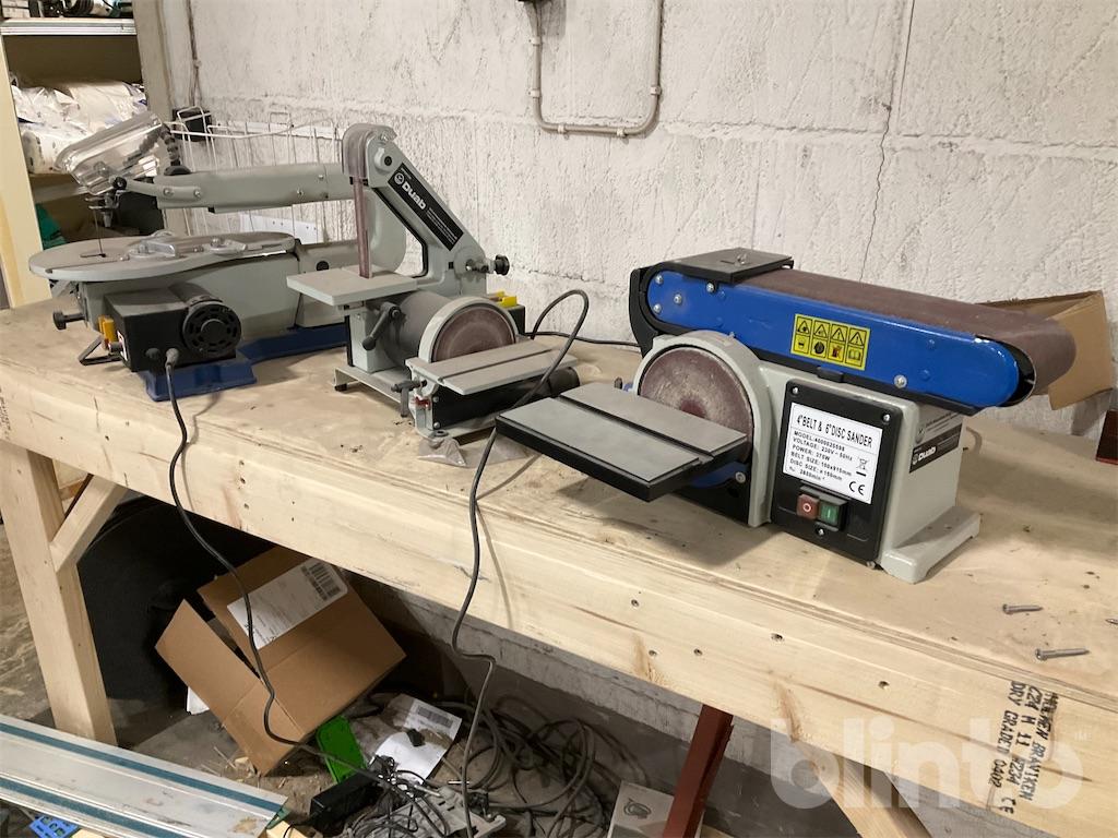 Såg och slipar - 3 stycken | Blinto auktioner