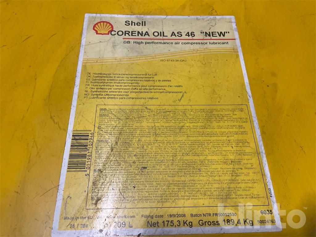Kompressorolja 2 fat - Shell Corena oil as 46 New | Blinto auktioner