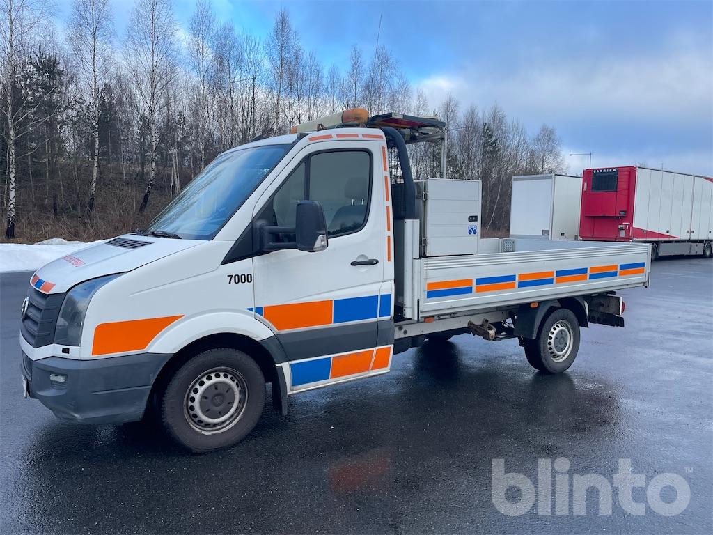 Lätt lastbil flak - VW CRAFTER 35 CHASSI | Blinto auktioner