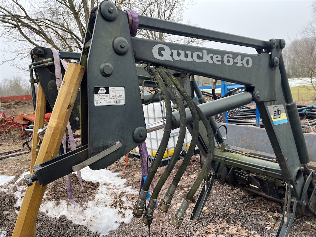 Frontlastare - Ålö Quicke 640 | Blinto auktioner