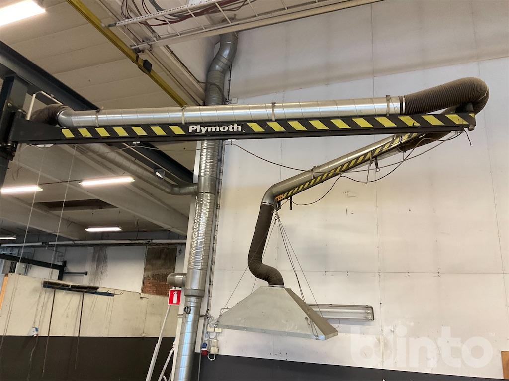 Svängarm utsug - Plymoth utsugsarm | Blinto auktioner