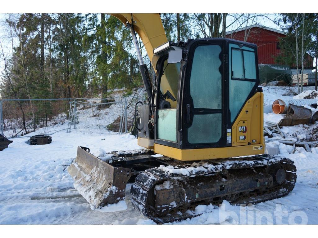 Bandgrävare - CAT 308CR | Blinto auktioner