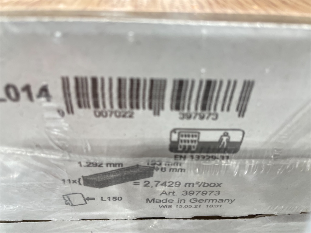 Laminatgolv - Egger Basic laminate Flooring Oak | Blinto auktioner