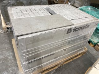 Granitkeramik - Bricmate Norrvange Light grey 300x600mm | Blinto auktioner
