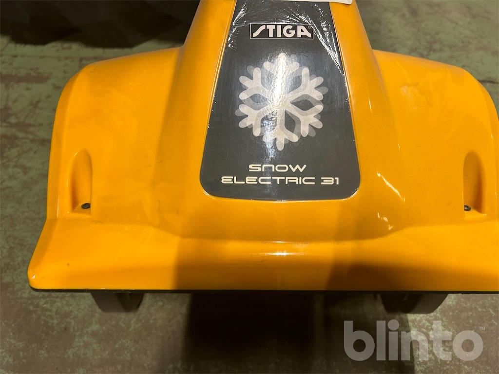 Snöslunga Elektrisk - Stiga Snow Electric 31 | Blinto auktioner