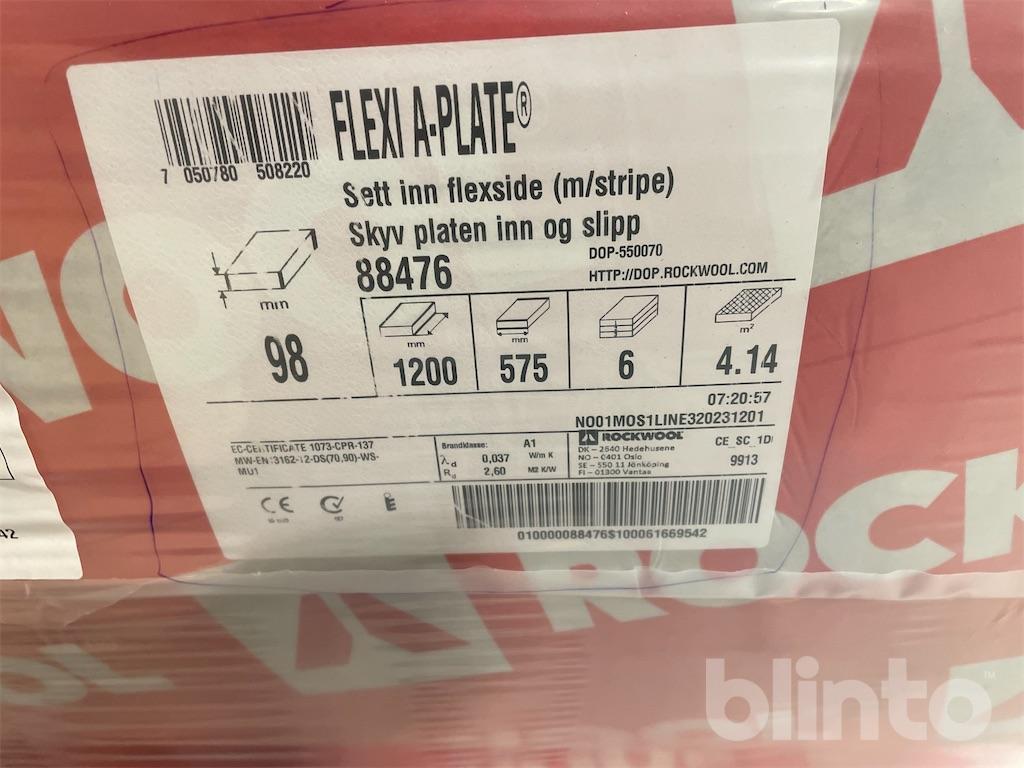 Isolering - Rockwool Flexi A-plate | Blinto auktioner
