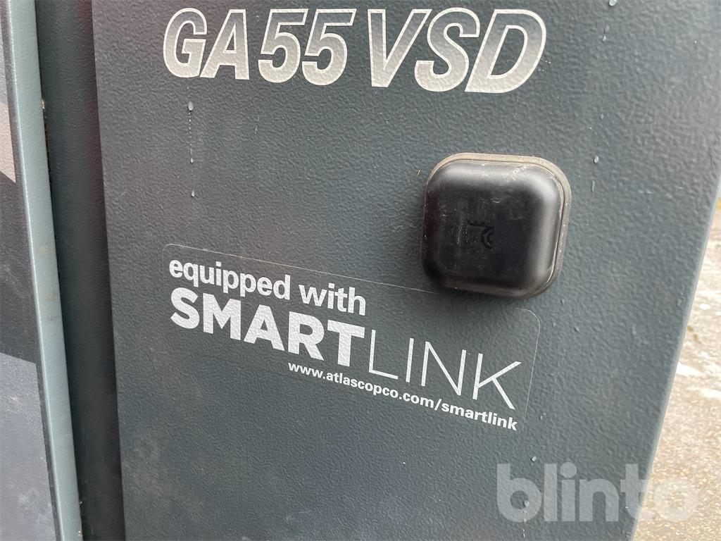 Kompressor - Atlas Copco GA55VSD med lufttork FD 170 och tank | Blinto ...