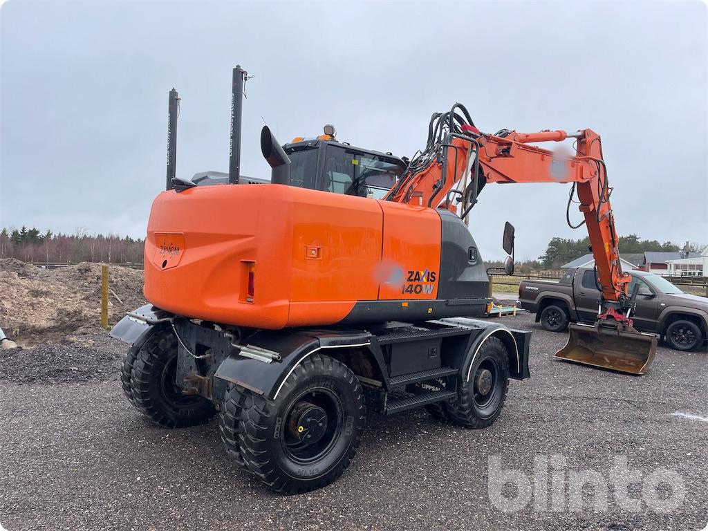 Hjulgrävmaskin - Hitachi Zaxis ZX 140W 5B | Blinto auktioner