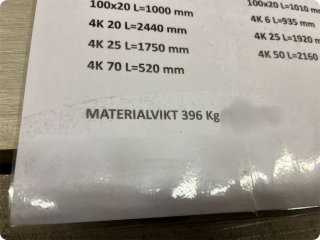 En pall Rostfritt - Ca 396kg | Blinto auktioner