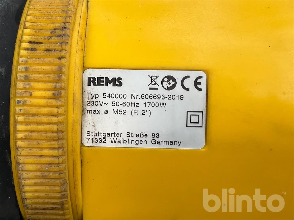 Gängmaskin - REMS 54000 Amigo 2 | Blinto auktioner